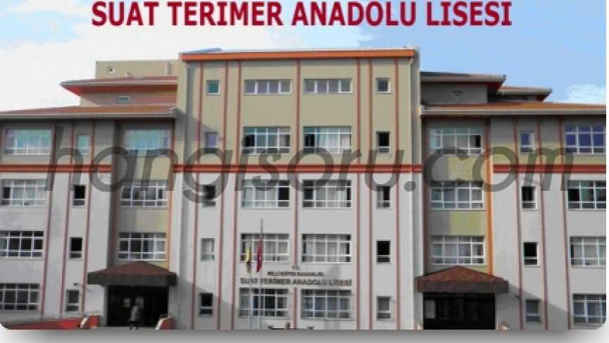 Suat Terimer Anadolu Lisesi Taban Puanı 2023 | Yüzdelik Dilimi | Başarıları Suat Terimer Anadolu Lisesi Taban Puanı 2023 | Yüzdelik Dilimi | Başarıları